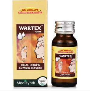 MEDISYNTH Dr. Vacnally Wartex Forte Drops - For Warts and Corns (Pack ...