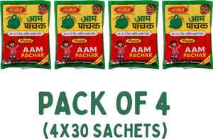 BAJAJ Aam Pachak Tablet Poly Pack of 30 Sachets of Re 1 Each, Chatpata ...