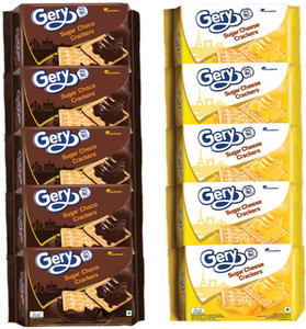 Gery Gone Mad Sugar Choco Crackers & Sugar Cheese Crackers - 12 pcs in ...