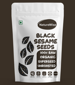 Naturewise Premium Quality Raw Kale Til (Black Sesame Seeds) 250-G Seed ...
