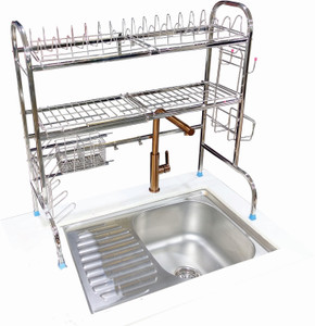 Amol Premium Stainless Steel Sink | Dish | Utensils Stand | Over Sink ...