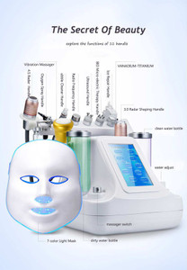 prime health 12In1 Hydra Dermabrasion RF BIO Light Spa Facial Machine ...