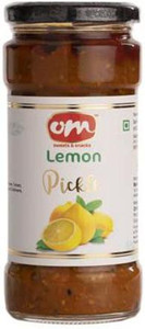 Om Sweets & Snacks | 400g | Pack of 2 Lemon Pickle Price in India - Buy ...