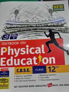 New Edition SP Textbook On Physical Education CBSE Class 12th 2022 With ...