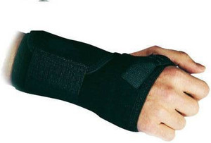 acujex Wrist Band Fracture Support Brace(right HAND)WRIST PADS BLACK ...