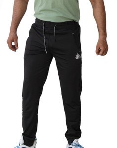 pro aesthetic wear Solid Men Black Track Pants - Buy pro aesthetic wear ...
