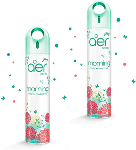 Godrej aer spray for Home & Office - Morning misty meadows (240 ml each ...