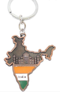 JAINSON MARTIN Fancy Stunning India Map Copper Keychain Key Chain Price ...
