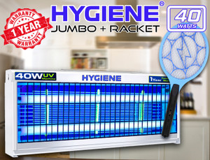 Hygiene 40W Jumbo Flying Insect Killer UV Tube Catcher Zapper Repellent ...