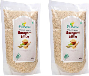 Farmbean Barnyard Millet Jhangora, 1 Kg x 2 Packs Barnyard Millet Price ...