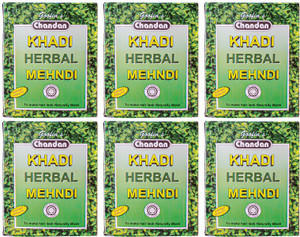 Goofin's Chandan Herbal Mehndi For Natural Black Hair Pack Of 6 - Price ...