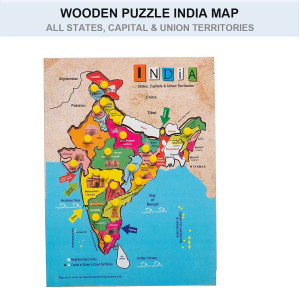 AMUSING Learn India map with states and capitals Jigsaw puzzle game ...