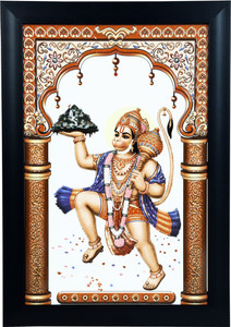 KRAFTORY369 Hanuman Mountain Dronagiri, Ceramic Tiles, God Photo Frame ...