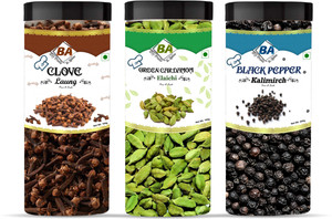 BA Dryfruits and Spices Premium Whole Spices Cloves, Black Pepper ...