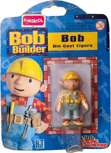 FUNSKOOL Bob The Builder Diecast BOB ACTION FIGURE COLLECTIBLE RARE ...