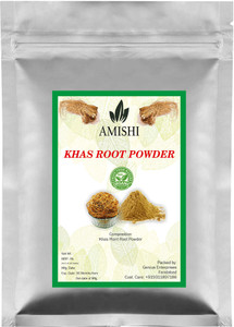Amishi Khas Root Powder (Khus Root) - 100% Vetiveria Zizanioides Roots ...