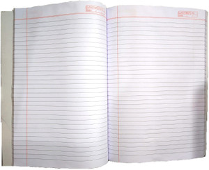 Craftwings A4 Register (Pack Of 5), Single Line Ruled (210x297 mm) long ...