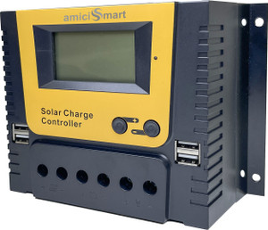 amiciSmart Lithium Battery Regulator 12V/24V/36V/48V (60A) PWM Solar ...