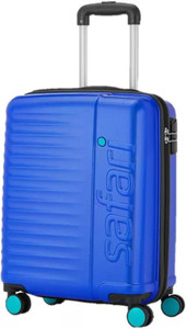 SAFARI Medium Size Hard Luggae Blue Check-in Suitcase 4 Wheels - 24 ...