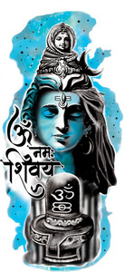 Ordershock Lord Shiva Mahadev Tattoo Stickers For Male And Female ...