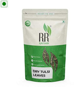 RR AGRO FOODS 100% Pure Dry Tusli Leaves Tea | Rama Tulsi | Immunity ...