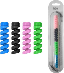 Kelso Lightning Charger Spring Cable Saver Protector (Pack of 1/4 ...