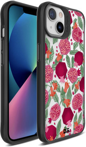 DailyObjects Pomegranate Party Black Hybrid Clear Back Cover for APPLE ...