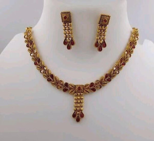 GSB Brass Gold-plated Multicolor Jewellery Set Price in India - Buy GSB ...