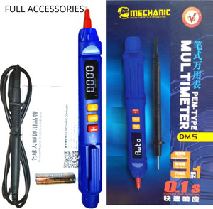AKT MECHANIC DM5 MULTIMETER PEN 3IN 1 0.1s CONTACT ANDMEASURE Digital ...