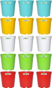 RGDECOR 15 Nursery Plastic Planters | 6 Inches | Flower Pot | Plastic ...