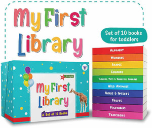 My First Library Box | Set Of 10 Board Books For Kids | Complete ...