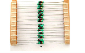 DEPOKE 100pcs - 1K Ohms RESISTORs 1/4 Watt ±5% Tolerance Fixed Carbon ...