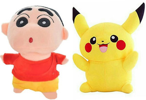 Divyanshi Enterprises Soft toy cartoon character pikachu and shinchan ...