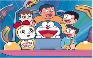 Doraemon Flex Poster For Room Mo-977 Photographic Paper - Abstract ...