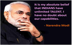 Narendra Modi Flex Poster For Room Mo-2047 Photographic Paper ...