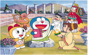 Doraemon Flex Poster For Room Mo-966 Photographic Paper - Animation ...