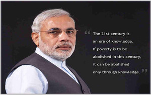 Narendra Modi Flex Poster For Room Mo-2009 Photographic Paper ...