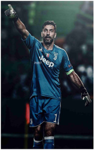 Gianluigi Buffon Footballer Flex Poster For Room M4 Photographic Paper ...