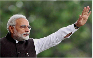 Narendra Modi Flex Poster For Room Mo-2008 Photographic Paper ...