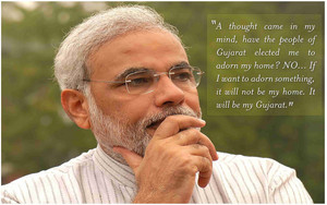 Narendra Modi Flex Poster For Room Mo-2048 Photographic Paper ...