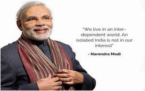 Narendra Modi Flex Poster For Room Mo-2055 Photographic Paper ...