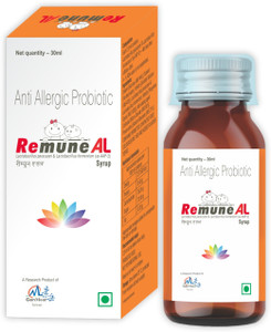 remune al Syrup | Natural anti-allergic probiotic supplement | 30 ml ...