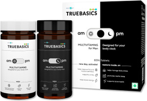 TRUEBASICS am:pm Multivitamin for Men, Day & Night Formula, 60 Tablets ...