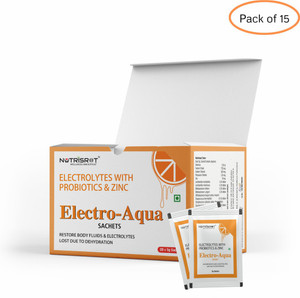 Nutrisrot Electro-Aqua ORS with Probiotics to Restore Body Fluids ...