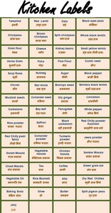 Benefit kitchen container label sticker Paper Label Price in India ...