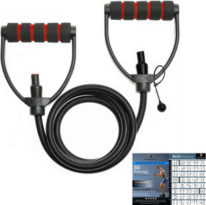 FirstFit Workout Toning Bands With Handle for Intense Core Exercise ...