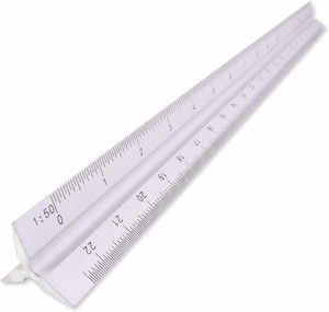 Flipkart.com | BM RETAIL Triangular Architect Scale Ruler Tri Scale ...