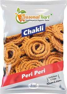 Seasonal Kart Homemade Peri Peri Chakli Real Taste of Chakali Spirals ...
