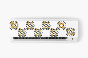 Decor hubb 35 cm Ac sticker Air Conditioner Sticker & Wall Sticker ...