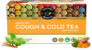 TEACURRY Cold Cough Tea - 30 Pyramid Tea Bags | Helps Fight cough, cold ...